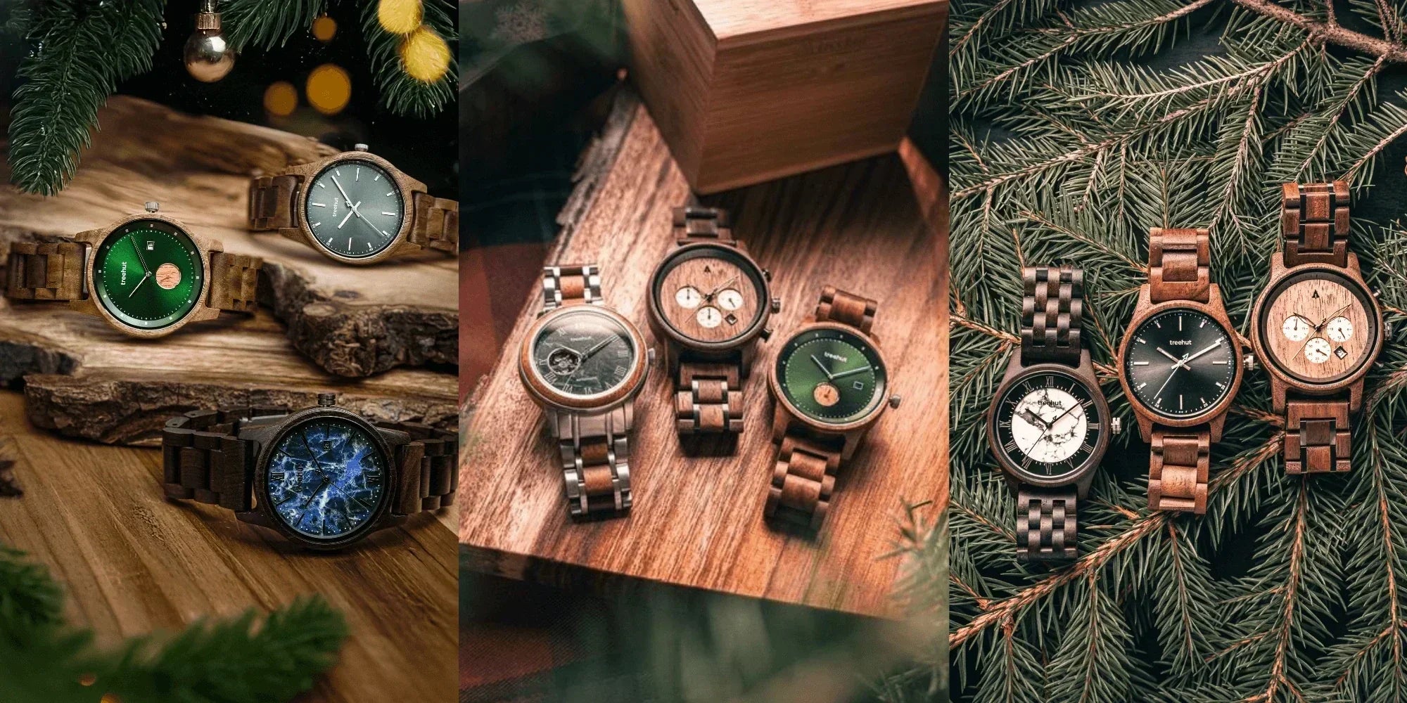 Personalized Christmas Wooden Watches
