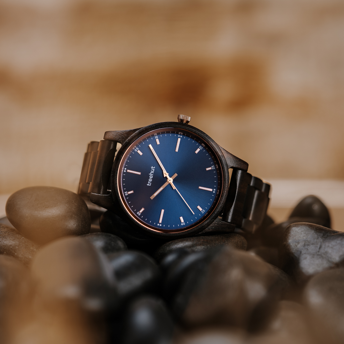 Blue Rose Gold Watch for Men | Sleek & Distinctive | Treehut