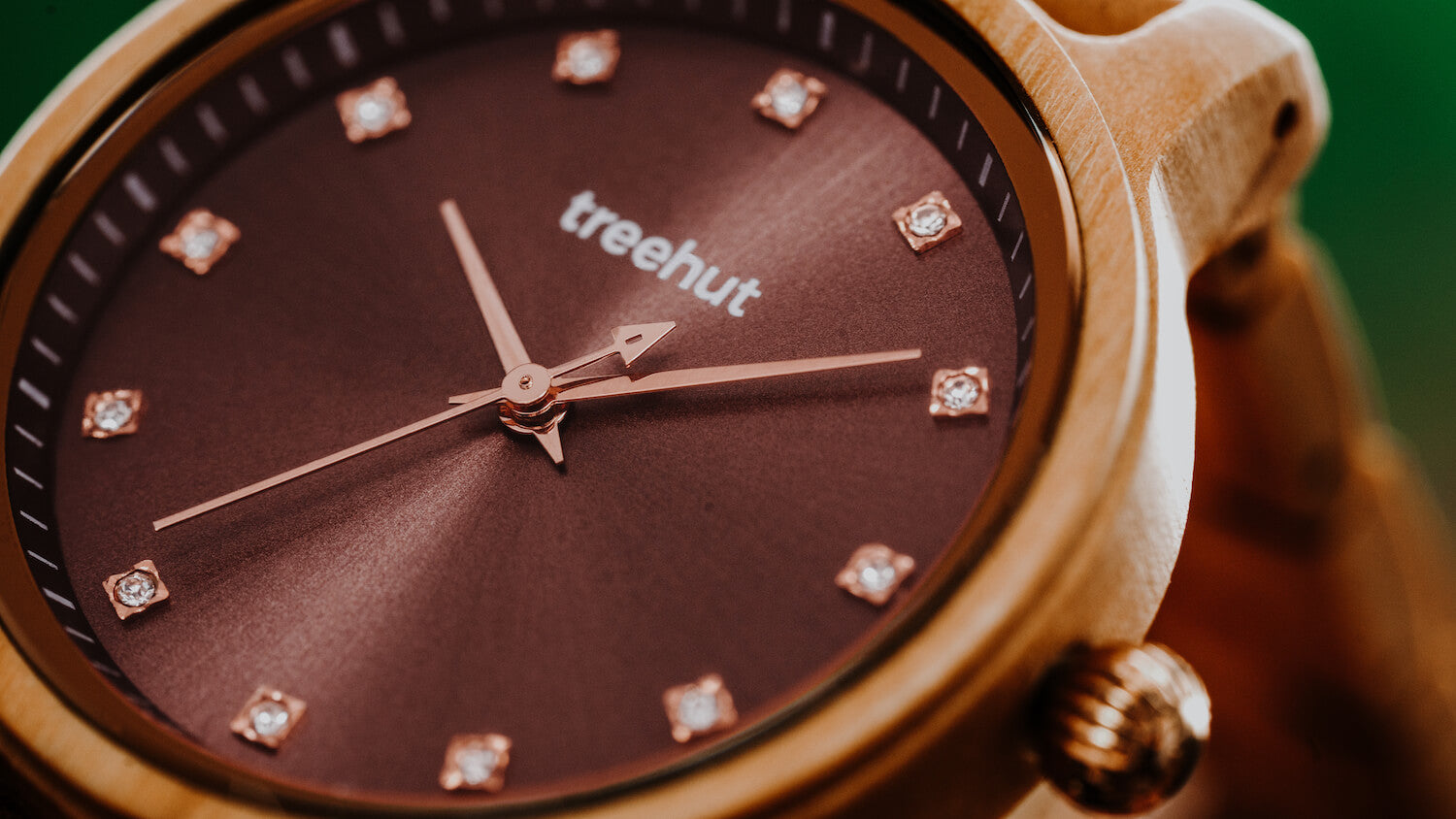 Women’s Burgundy Watch – Emma Olive Burgundy | Treehut