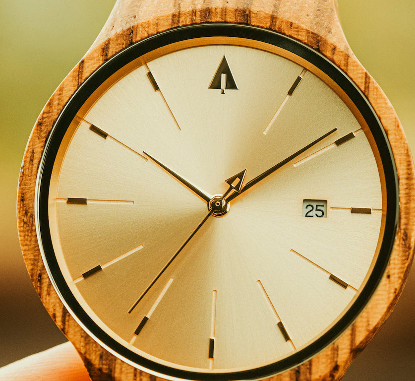 TREEHUT engraved wood watch | Brown Black | Womens Watch | Walnut ...
