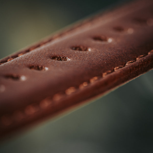 TREEHUT Bands | Men | Brown | Leather | 20mm Brown Padded Leather Band ...