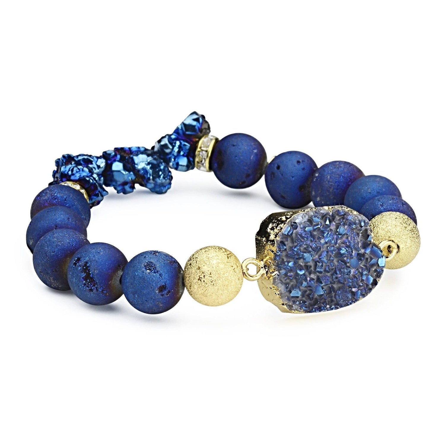 TREEHUT Bracelets | Women | Blue | Natural Stones | Nomad Royal Blue ...