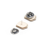 TREEHUT Wood Pins | Men Women | Brown | Natural Maple Wood Walnut Wood ...