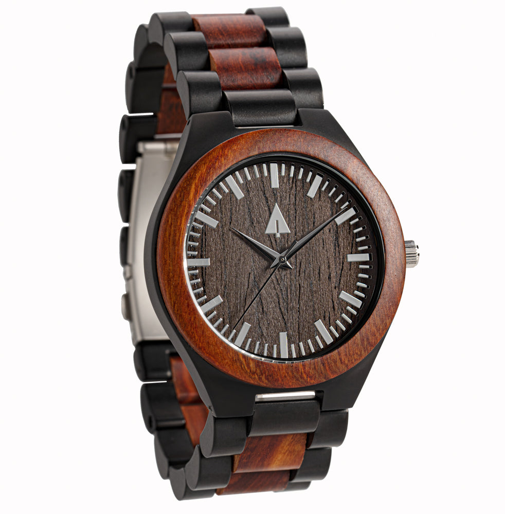 Redwood Watch – Classic Black Stainless Redwood Theo for Daily Edge ...