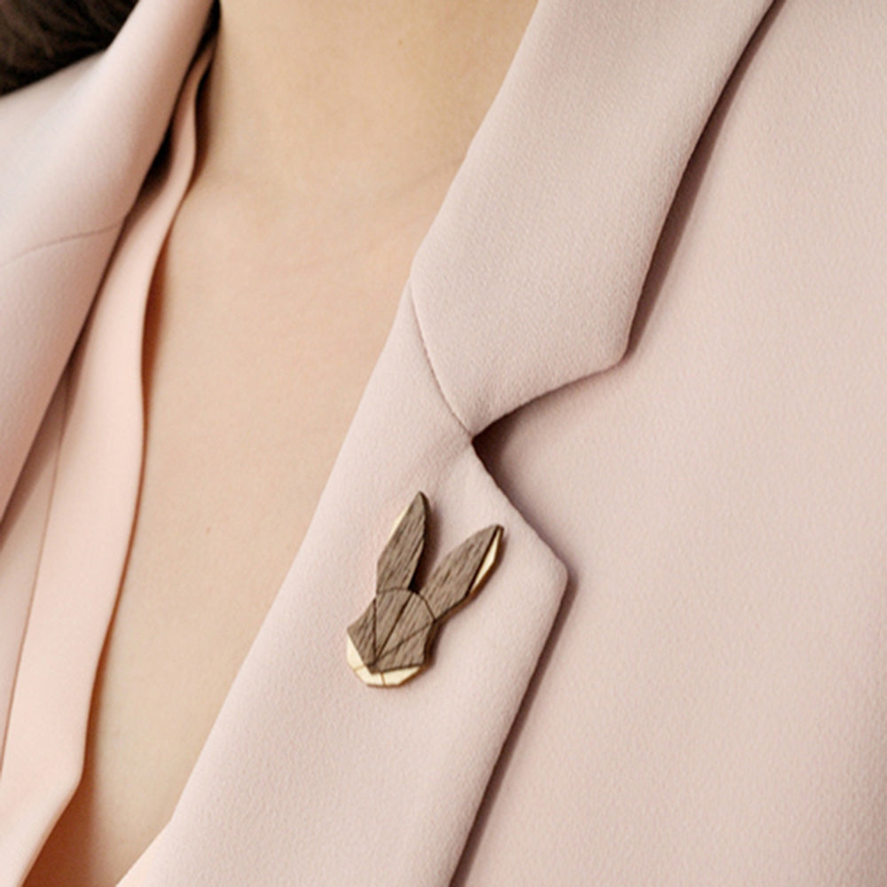 TREEHUT Wood Pins | Men Women | Brown | Natural Maple Wood Walnut Wood ...